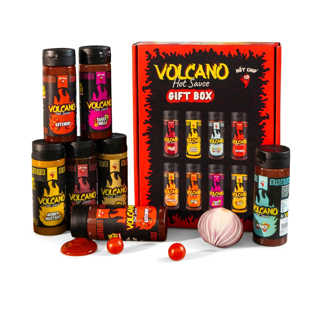 Hot Chip | Volcano Hot Sauce - Geschenkset – derdealer.ch